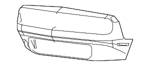 68258730AB - Bumper Cover 2015-2023 Dodge Challenger | Mopar Factory ...