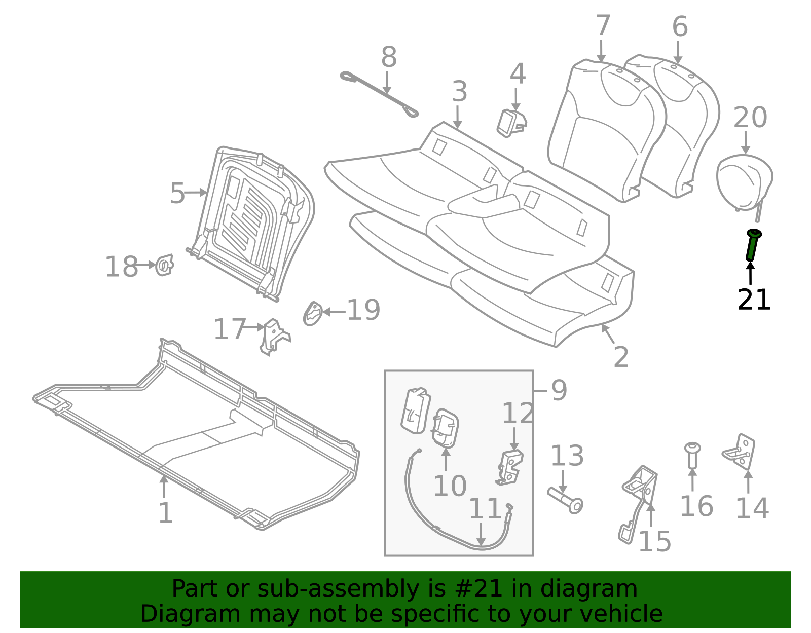 52-10-2-751-383 - High-Quality Headrest Guide for AutoNation Parts