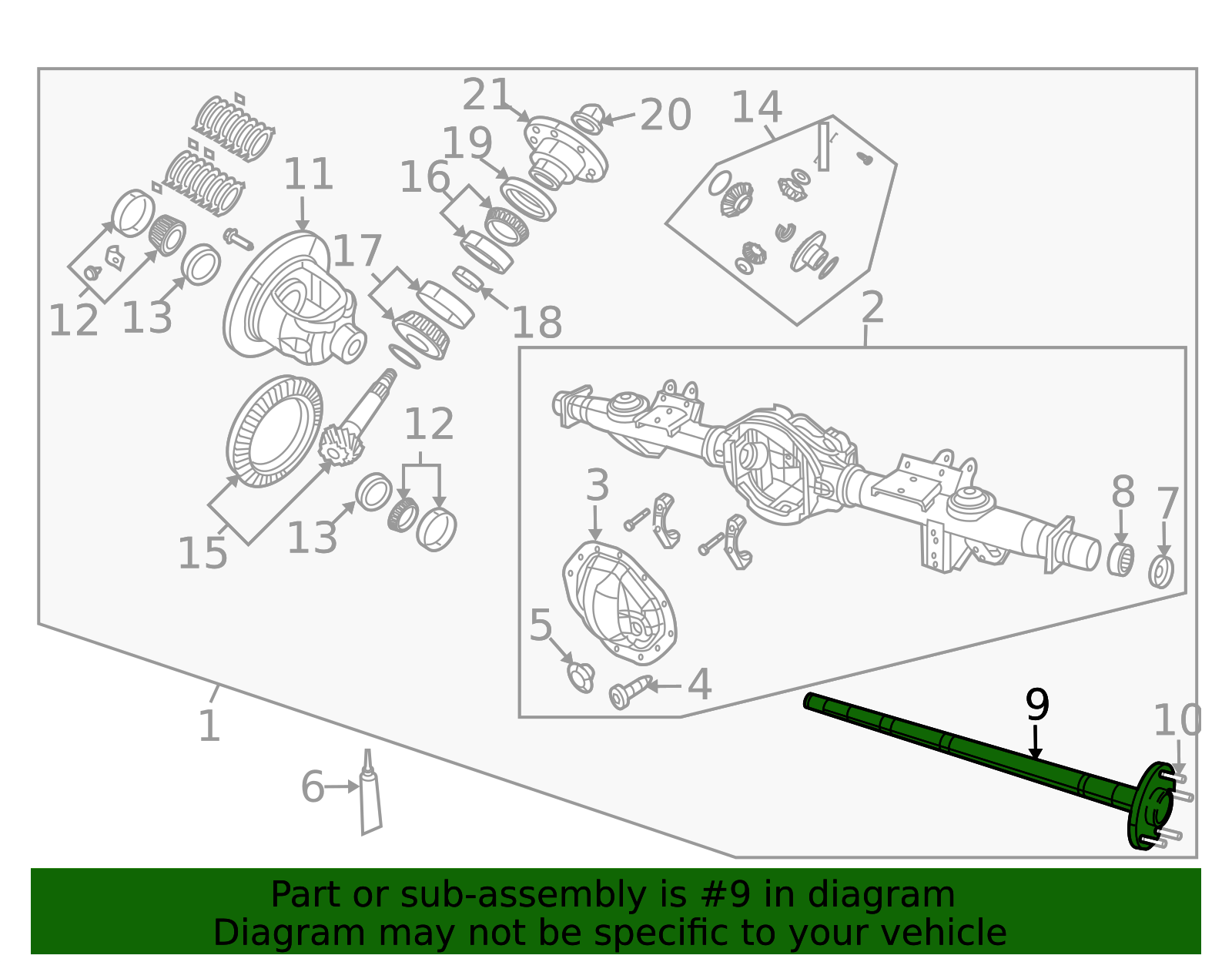 2012-2024 Ram Axle Shaft 68140296AA | Mopar Parts Canada