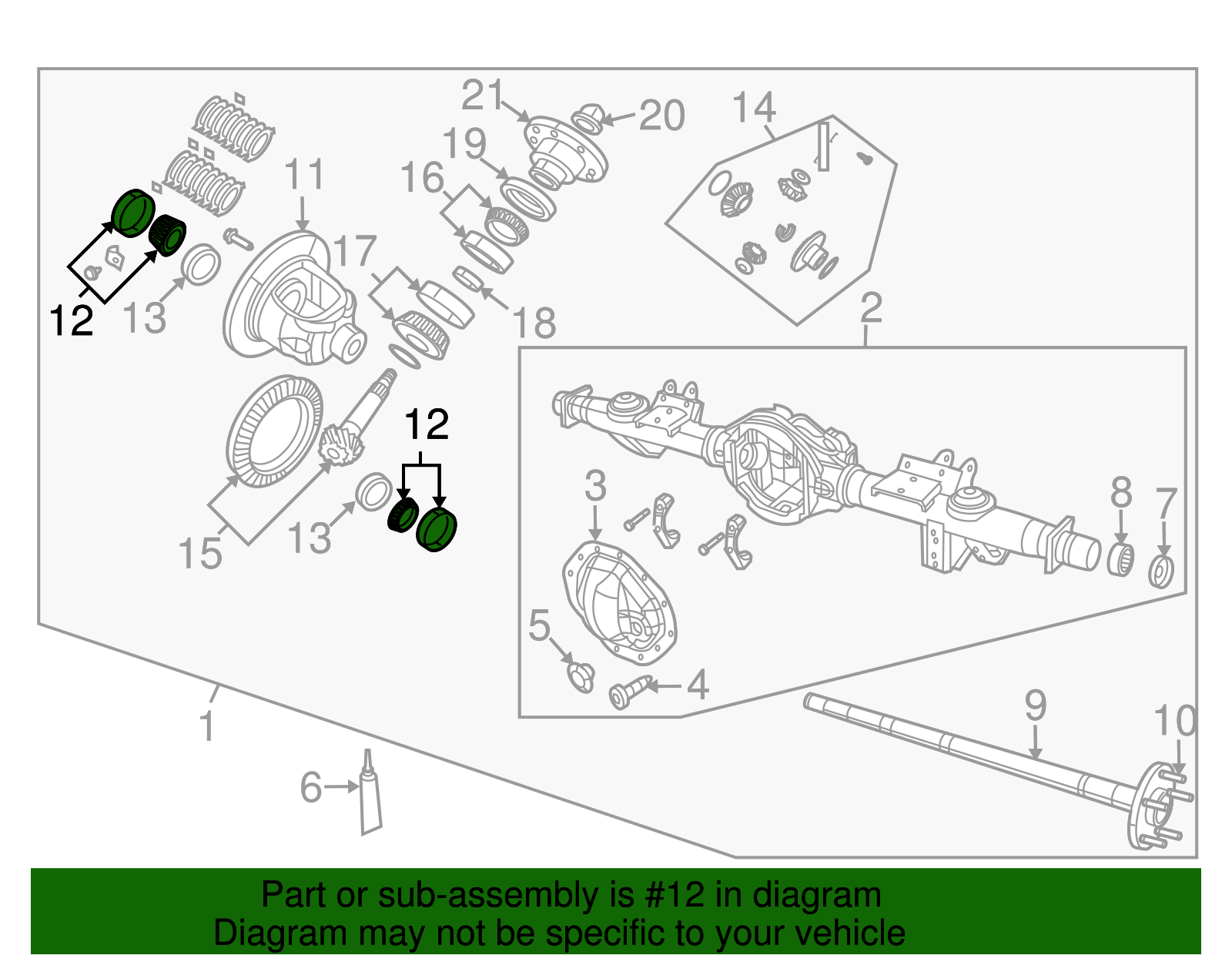 2011-2016 Ram 1500 Brg Kit 68067933AA | Mopar Parts Canada