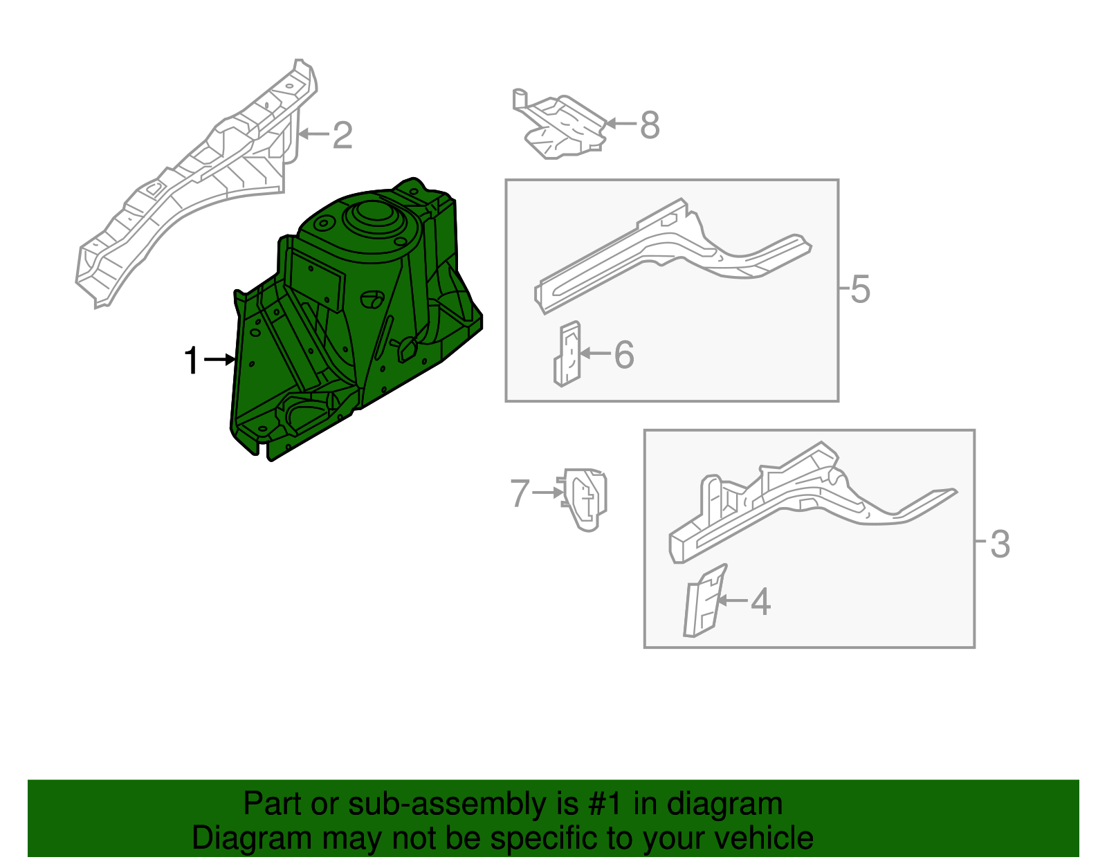2012-2019 Nissan Apron Assembly F4120-3ANMA | Temecula Nissan Parts