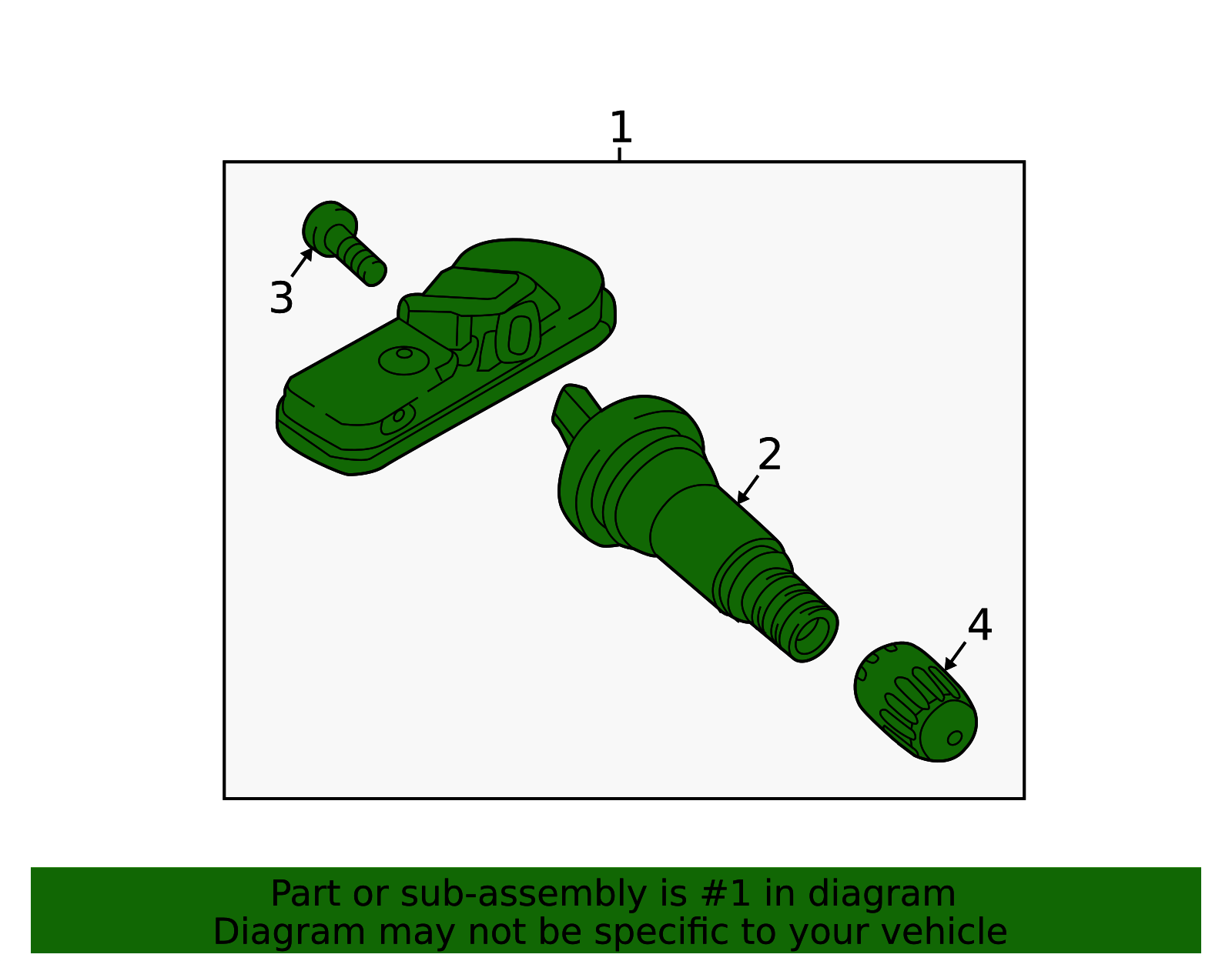 Genuine Tire Pressure Monitoring System (TPMS) Sensor for 2020-2025 ...