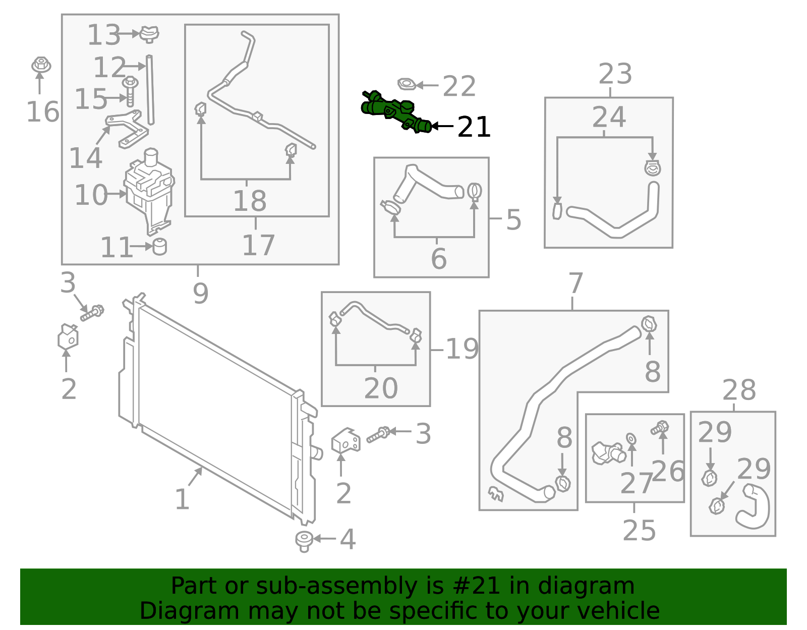 2021-2025 Mazda | Engine Coolant Filler Neck | PX4J-15-17YA | Mazda ...