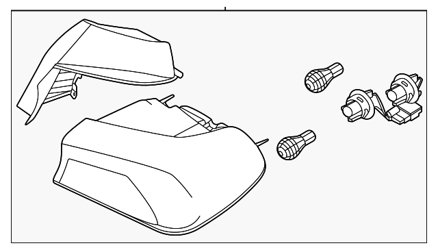 2021-2024 Kia K5 Tail Lamp Assembly 92402-L3000 | Kia Automotive Parts