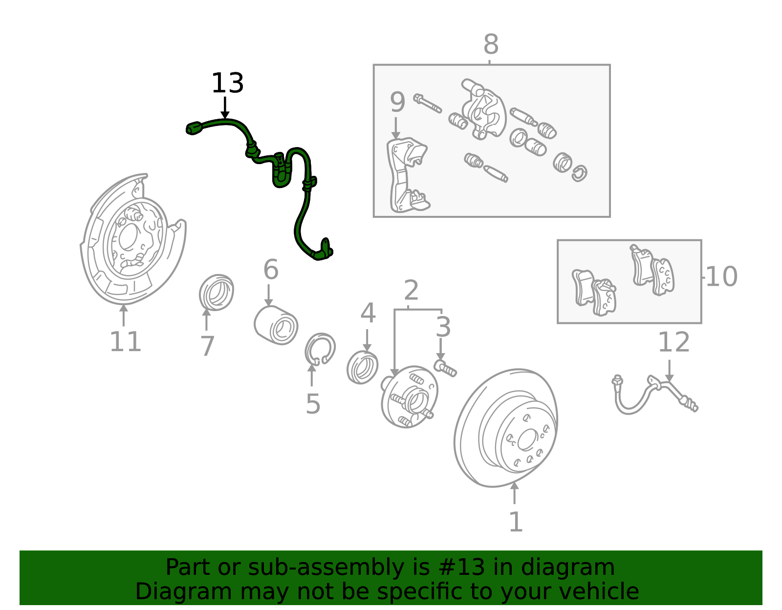 Genuine Official Toyota Speed Sensor part# 89545-48030 for 2004-2007 ...