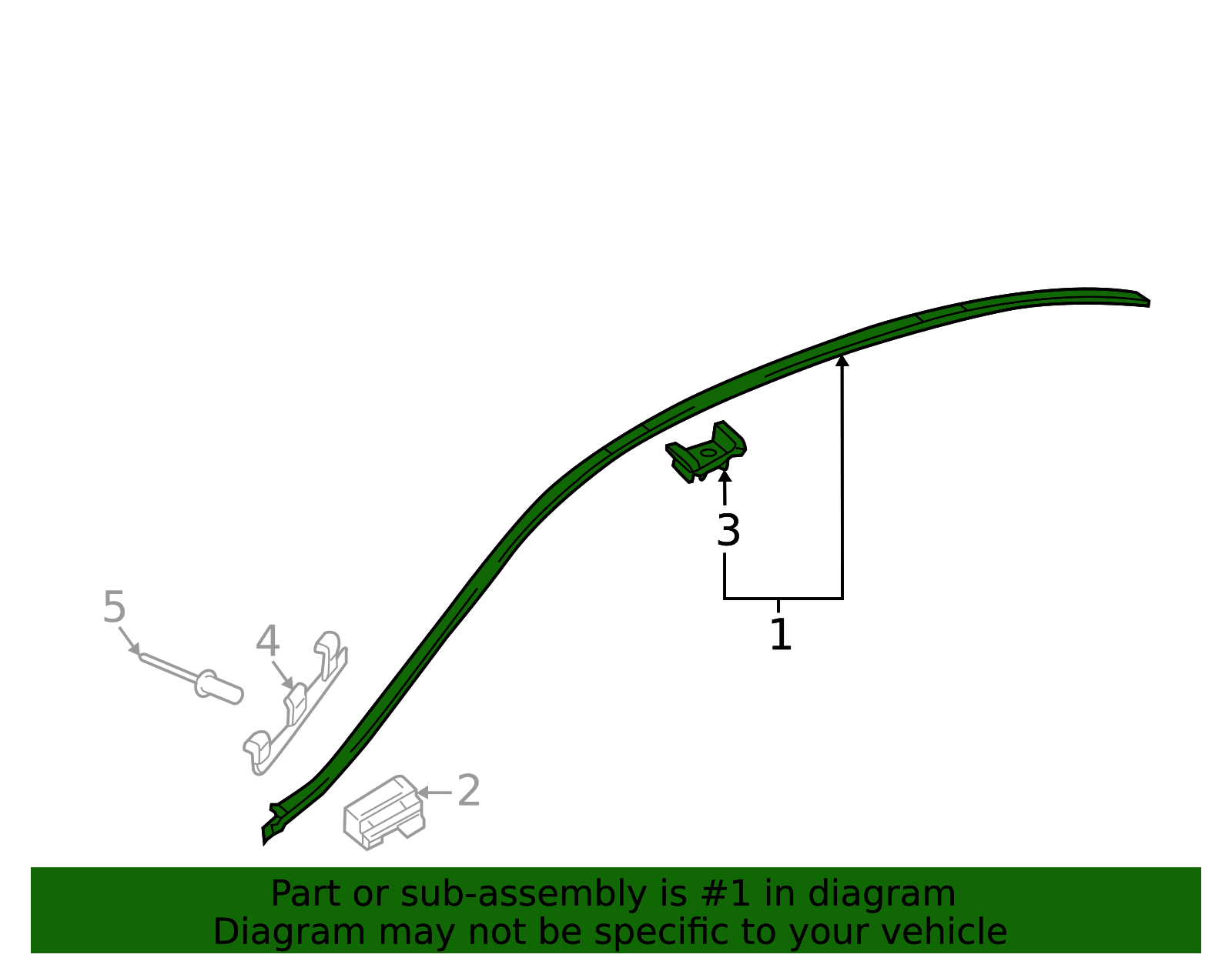 213-690-03-06 - Drip Molding 2017-2023 Mercedes-Benz | Mercedes-Benz ...
