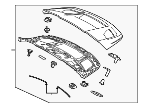 76851-F4010 - Spoiler - 2020-2022 Toyota C-HR | OEM Genuine Toyota Parts