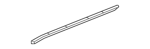 2021-2025 GM Front Passenger Side Door Lower Auxiliary Weatherstrip 84741566 GM | GMPartsDirect.com