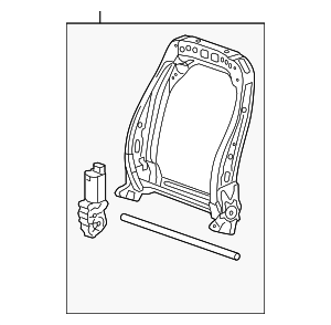 2010-2020 GM Front Seat Back Frame 13578621 | Capital Chevy Parts