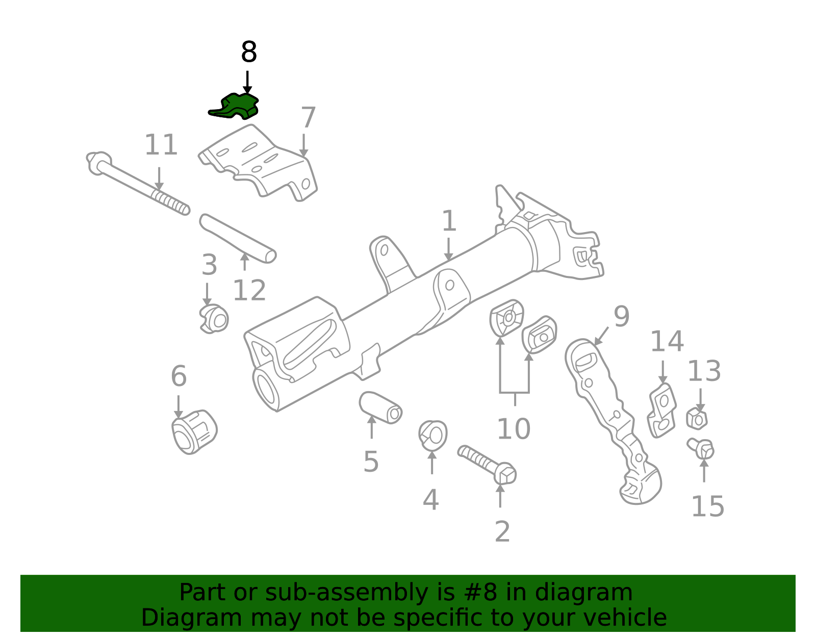 45271-52010 - Steering Column Clamp - OEM Genuine Toyota Parts