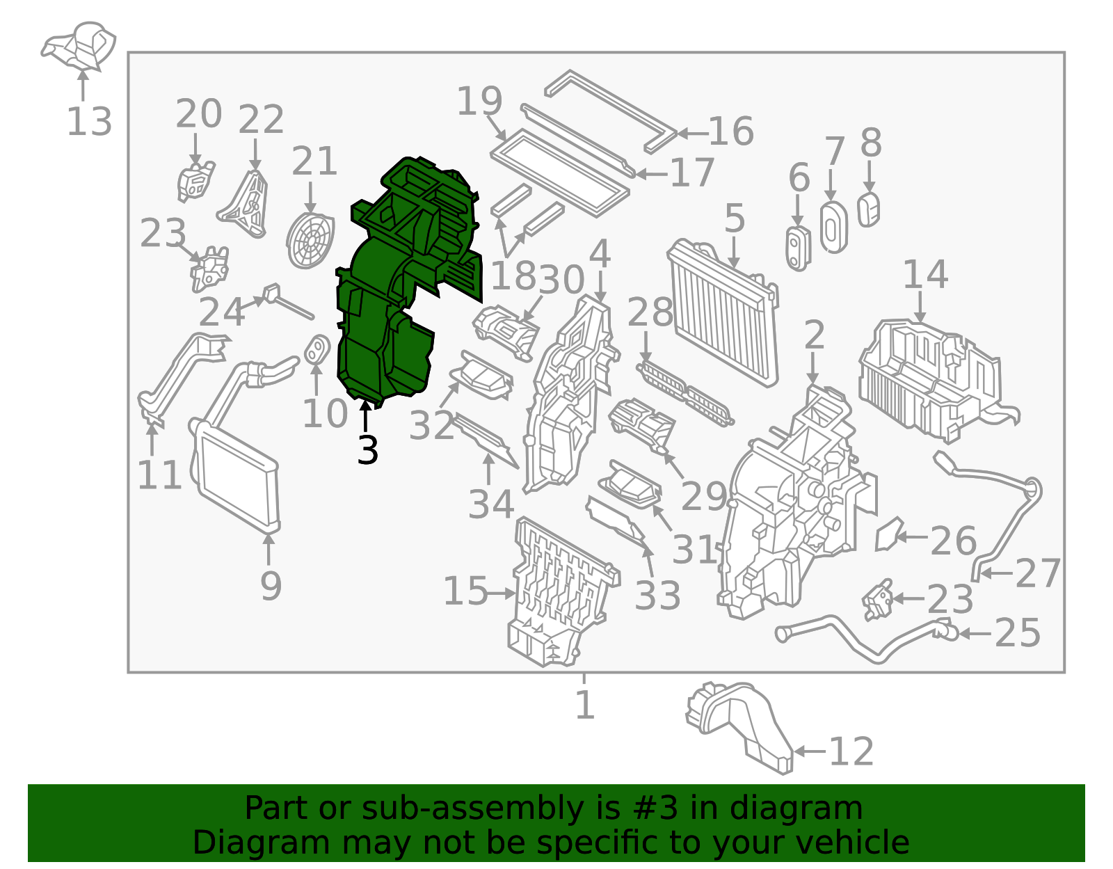 97134-D3120 - High-Quality A/C Evaporator Core Case for 2019-2021 ...