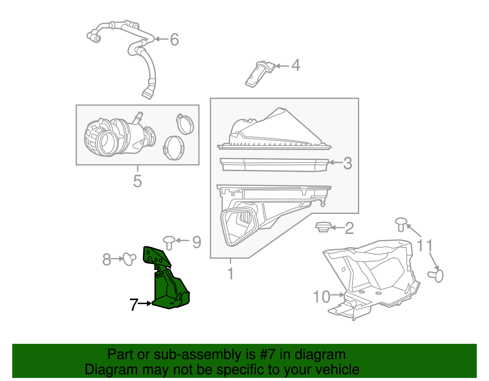 2016-2024 Chevrolet Camaro Intake Air Splash Shield 23507394 | Shop ...