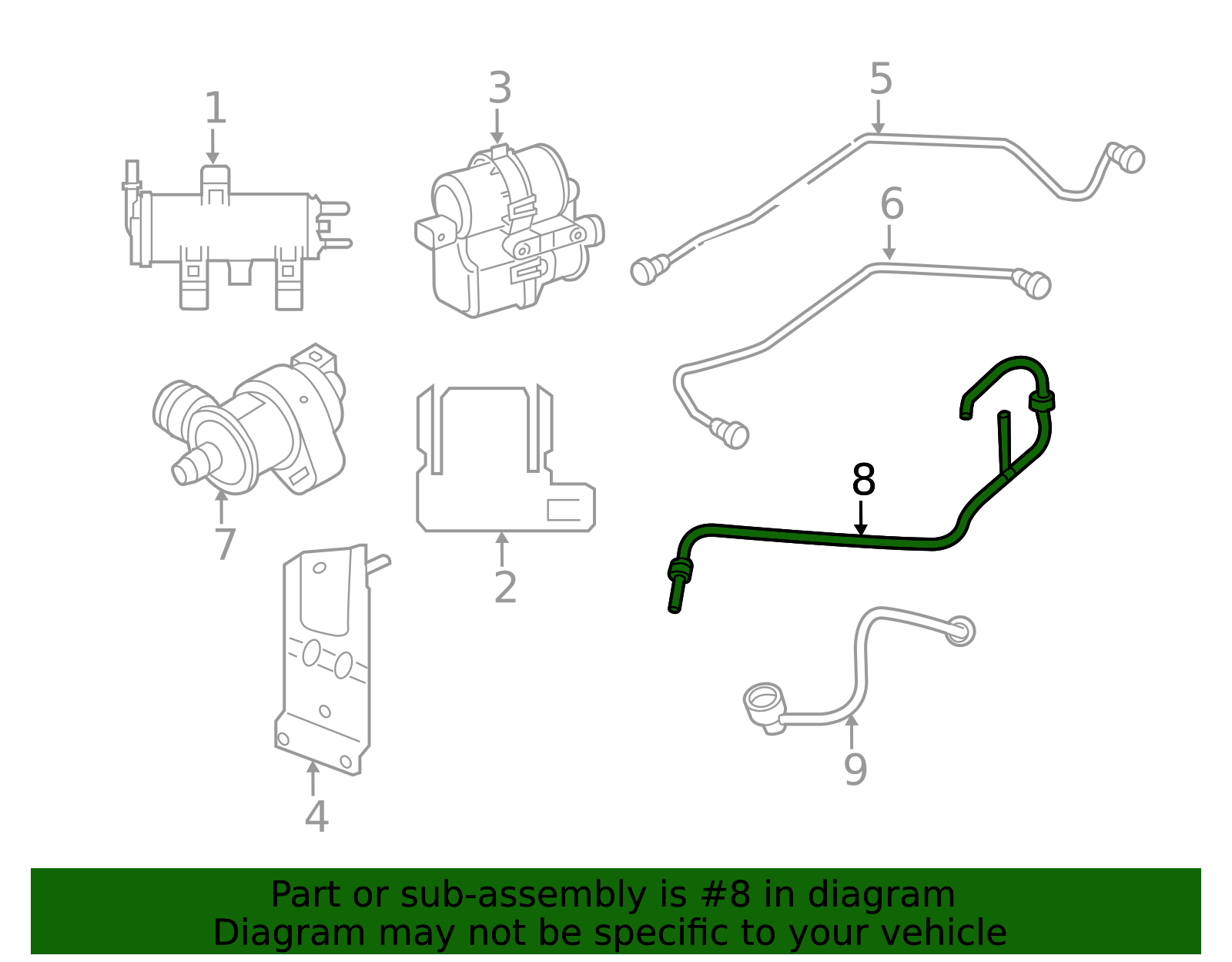 30677179 - High-Quality Fuel Injection Vacuum Line for 2008-2016 Volvo ...