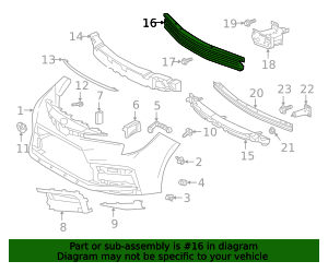 52131-12310 - Impact Bar - 2019-2025 Toyota Corolla | OEM Genuine ...