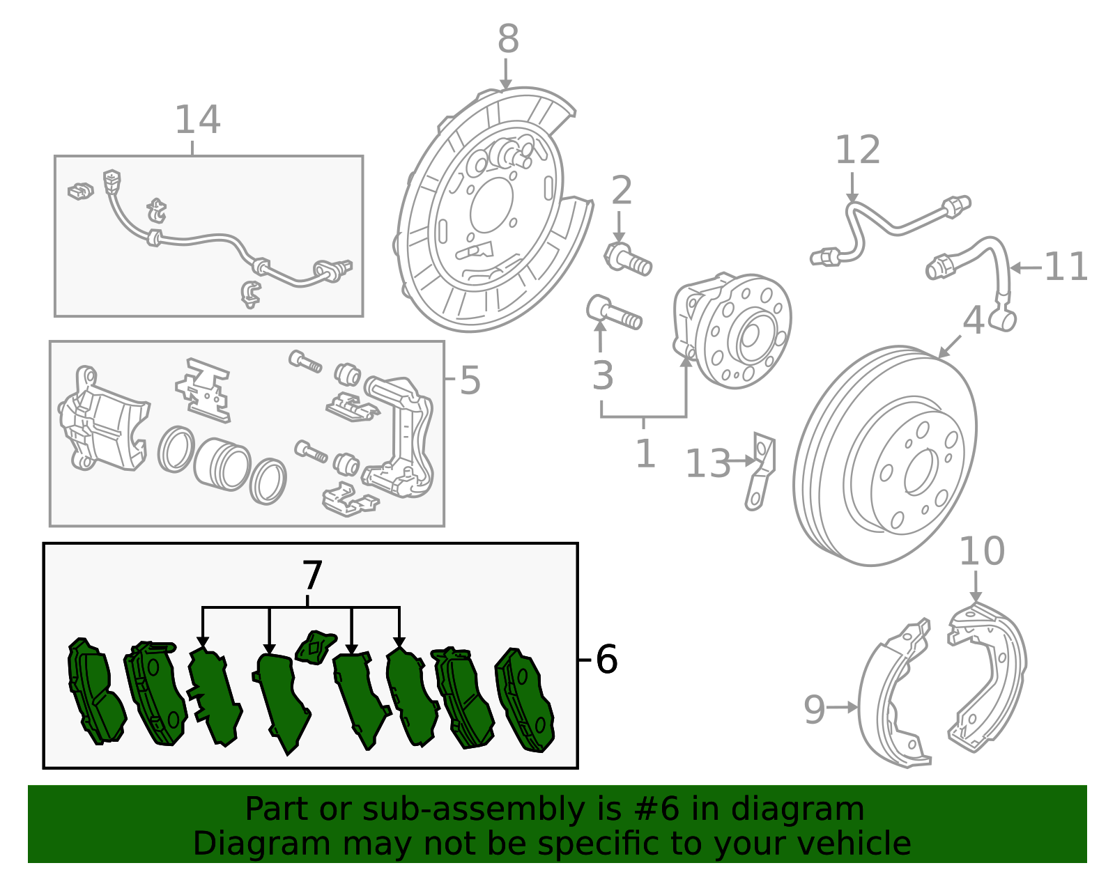Original Brake Pads for 2007-2013 Acura | OEM Part# 43022-STX-A02 ...