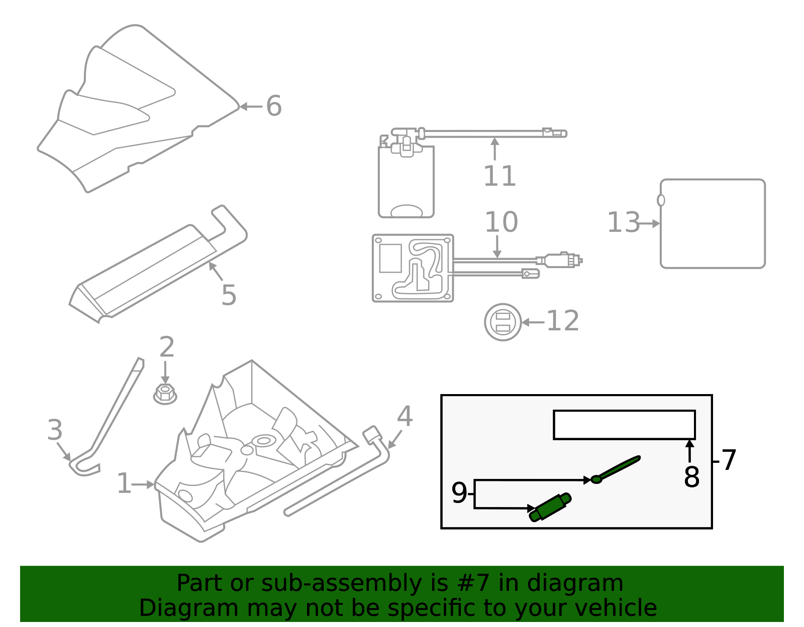 2019-2025 Subaru | Tool Kit | 97010FL000 | World OEM Parts Subaru