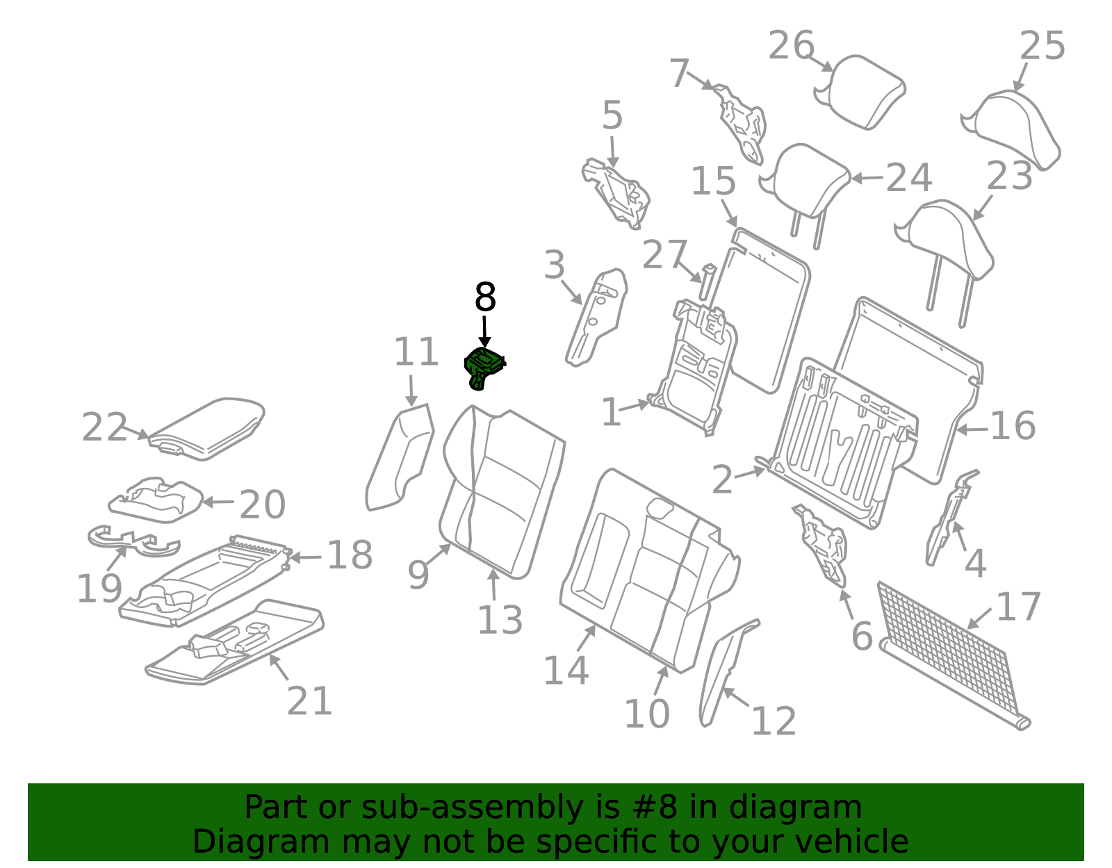 39857463 - Latch - 2008-2011 Volvo S40 | Volvo OEM Parts Direct