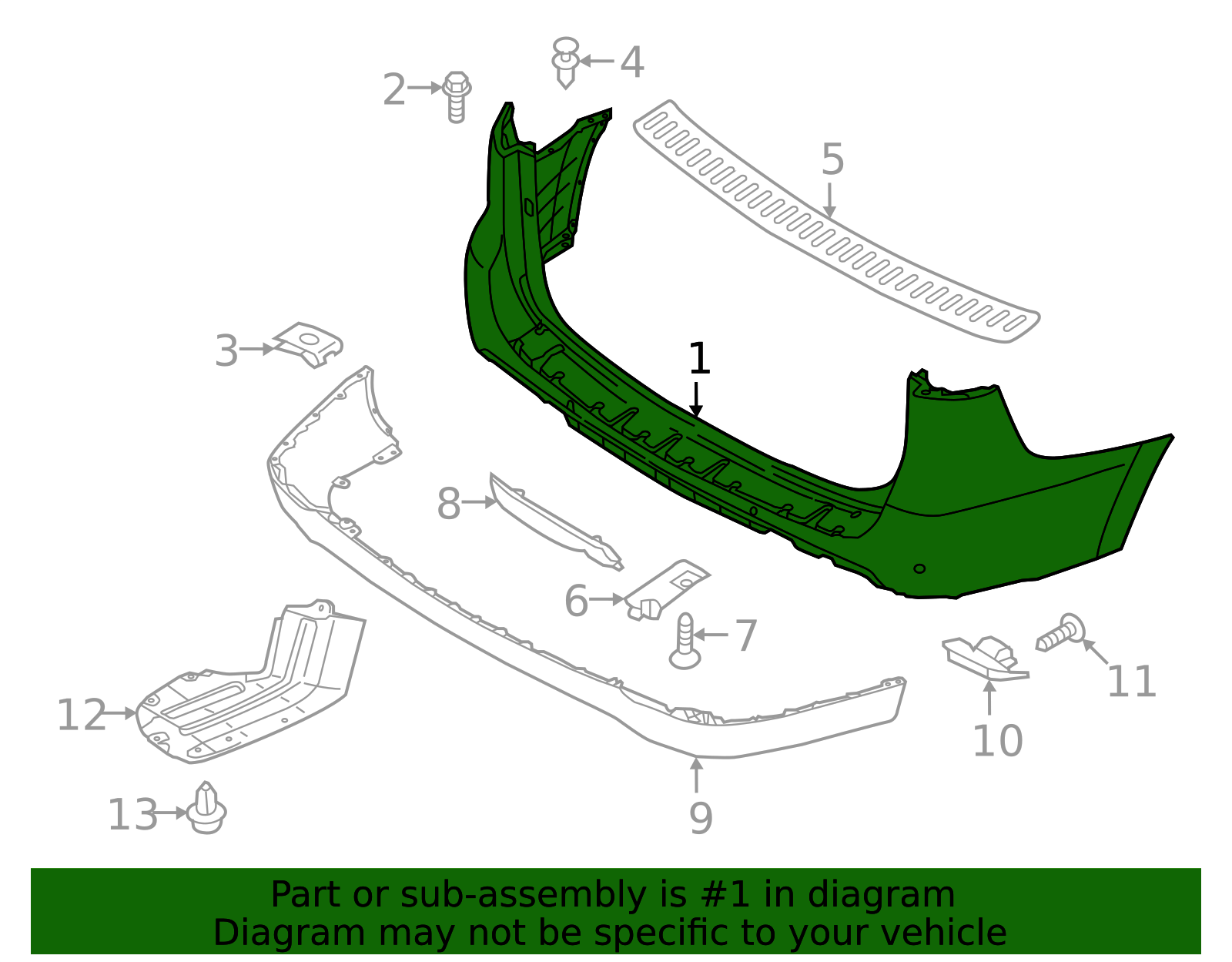 86610-A9700 - Bumper Cover 2019-2021 Kia Sedona | Kia.Parts Store