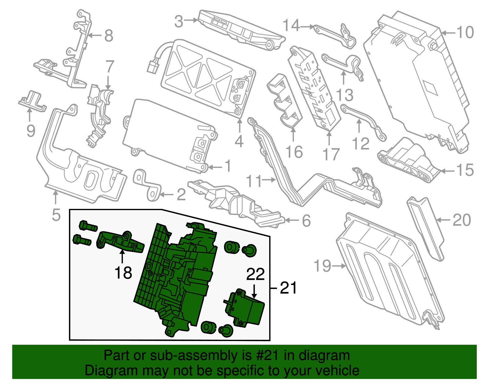1E100-RW0-003 - Junction Block 2012-2015 Honda Civic | Honda Parts Online