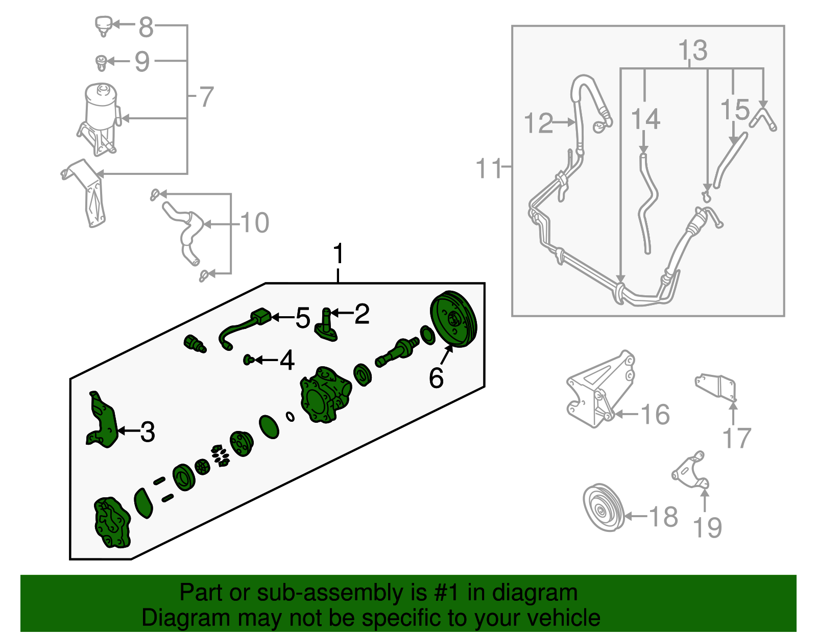 49110-VN11A - Power Steering Pump 1998-2004 Nissan | Boro Nissan Parts