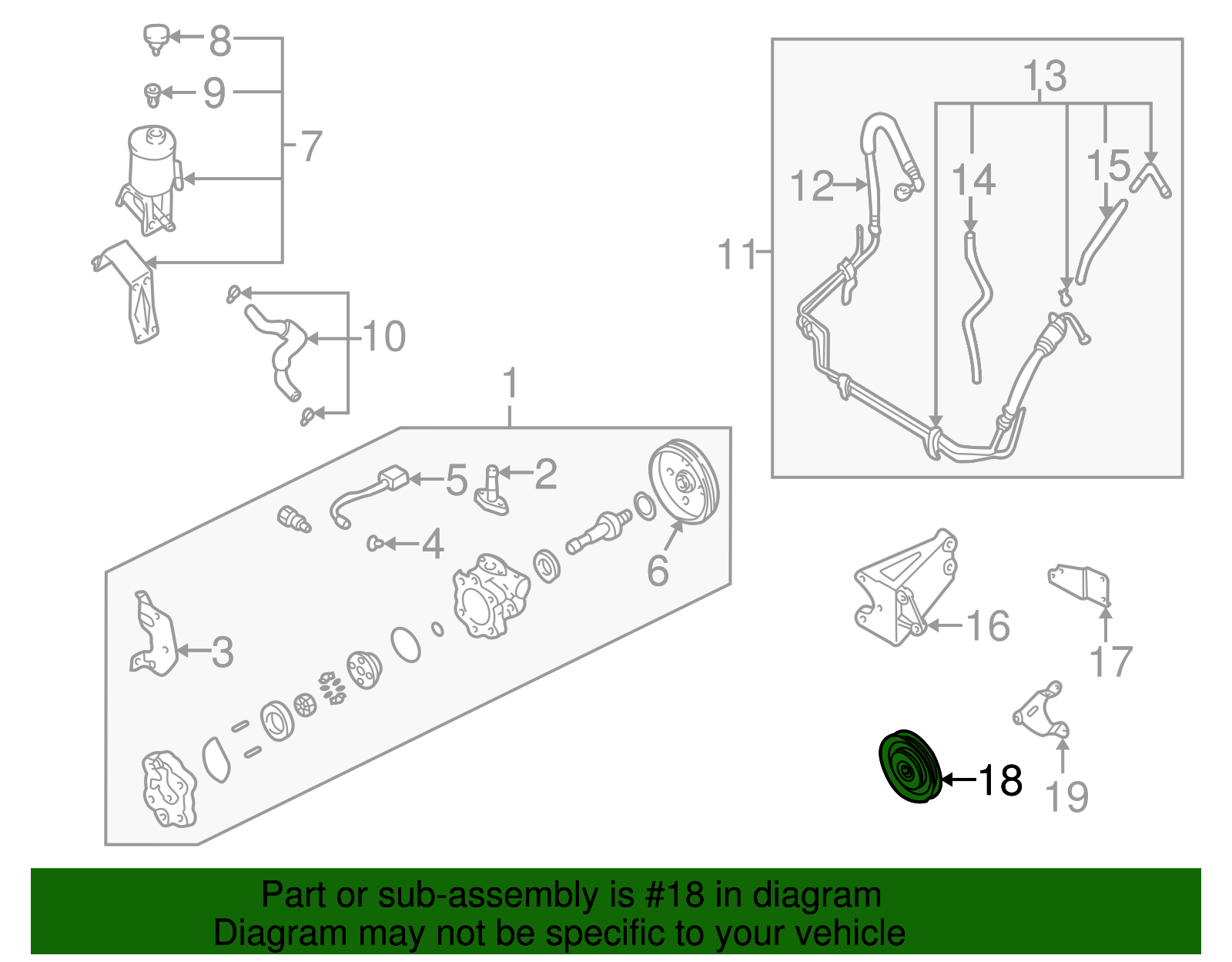 11945-3S512 - Idler Pulley - 1998-2004 Nissan | Nissan OEM Parts Direct