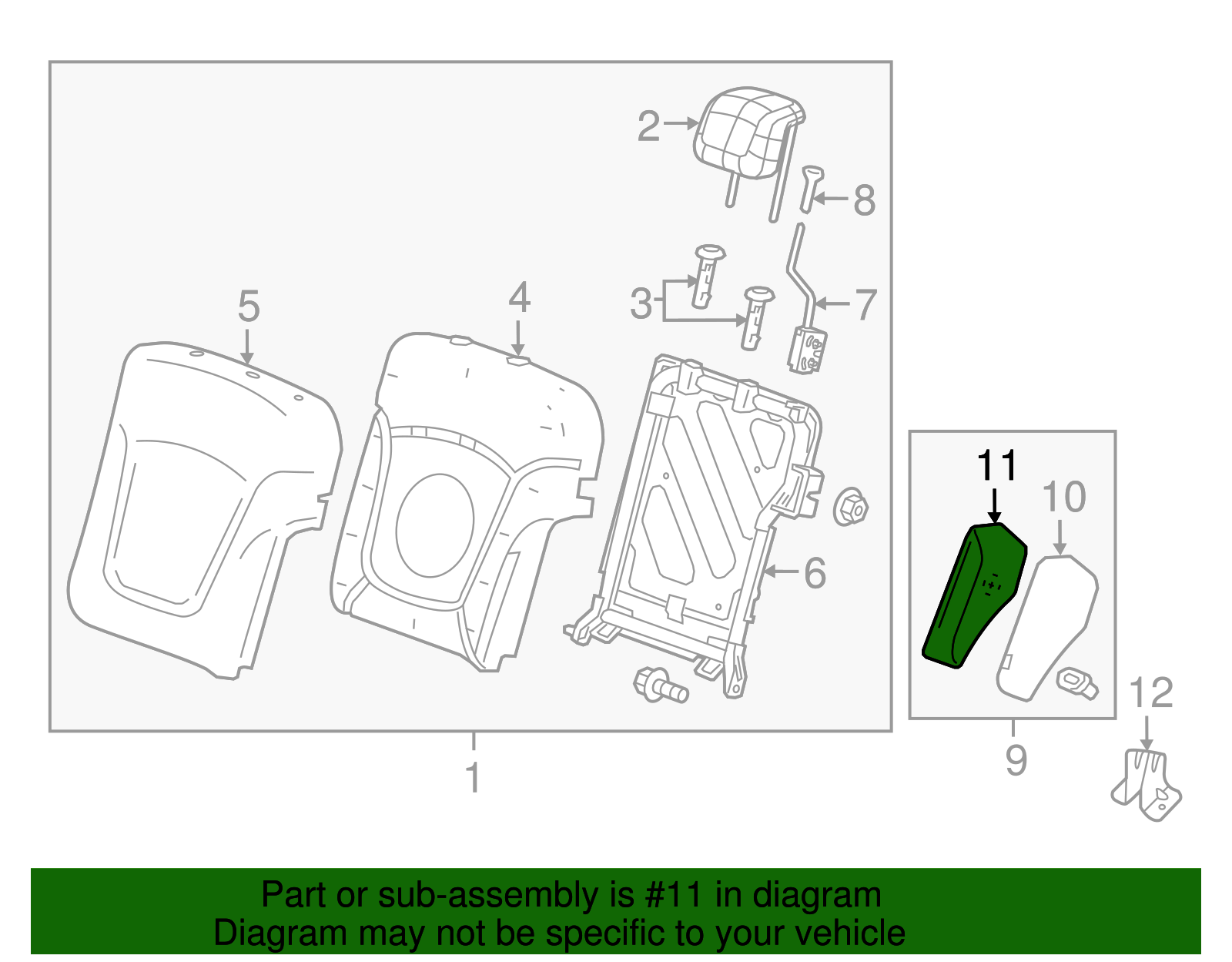 2019-2022 Chevrolet Spark Bolster Cover 42613926 | Capital Chevy Parts