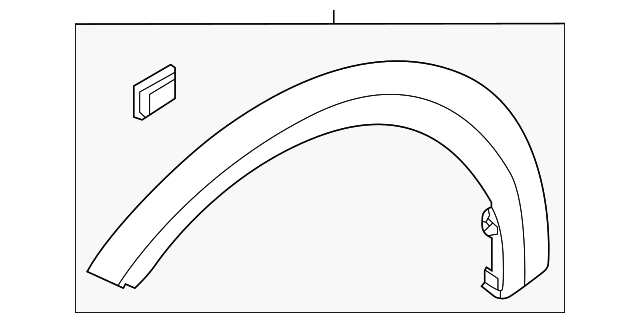 87711-G5000 - Upper Molding 2017-2022 Kia | Kia.Parts Store