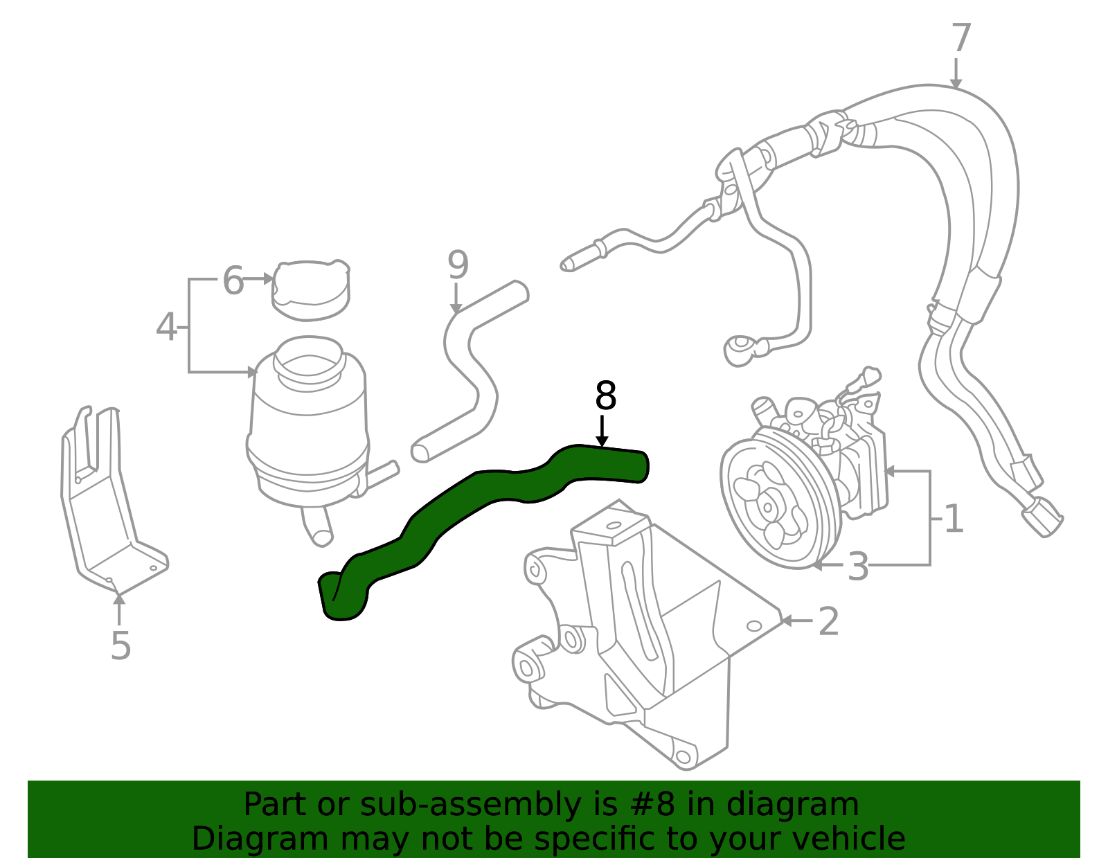 Suction Hose 34611FE130 | Subaru Parts Store
