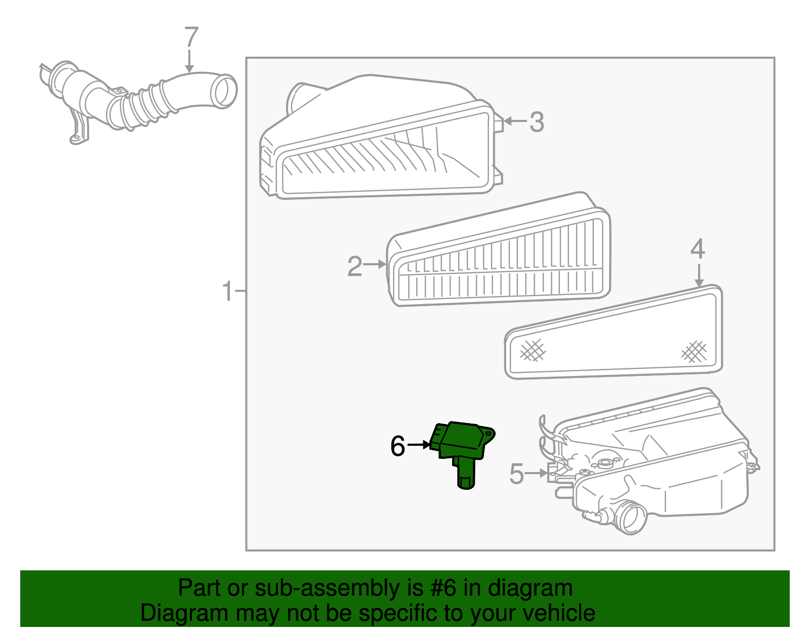 2000-2018 Toyota Mass Air Flow Sensor 22204-22010 | OEM Parts Online