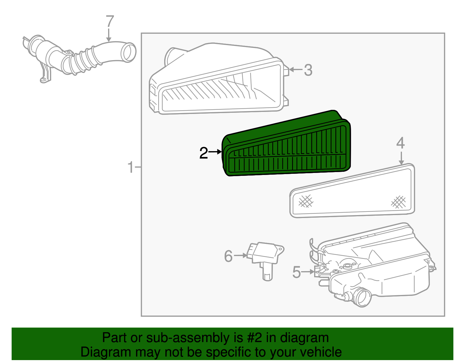 17801-0P010 - Air Filter 2003-2015 Toyota | Toyota San Diego Parts