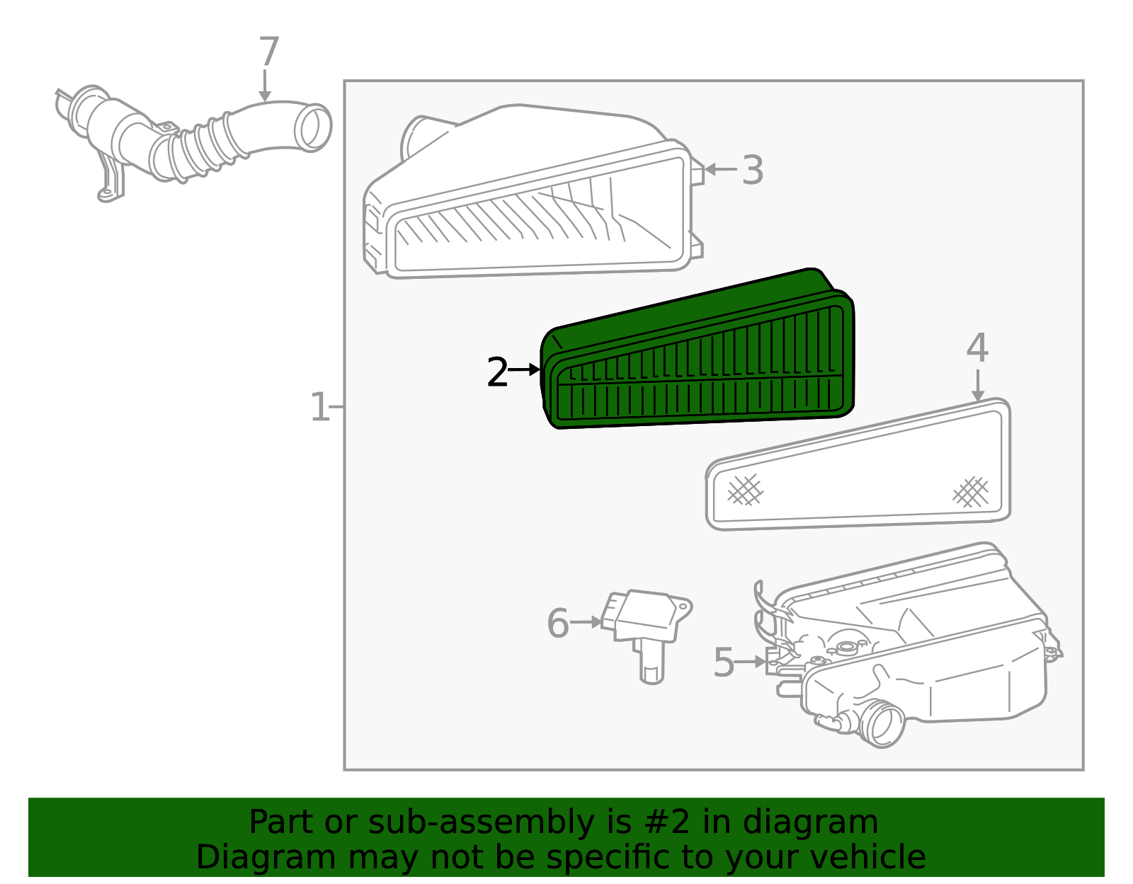 17801-0P010 - Air Filter Longo Toyota Parts