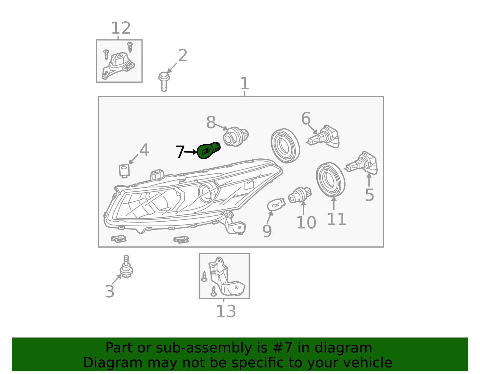 33303-SD4-671 - Bulb Honda Parts Online