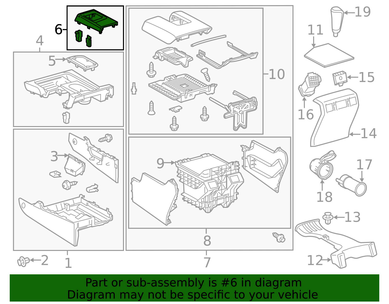 58805-0C110-C0 - Upper Panel - 2014-2020 Toyota Tundra | Nucar Toyota ...