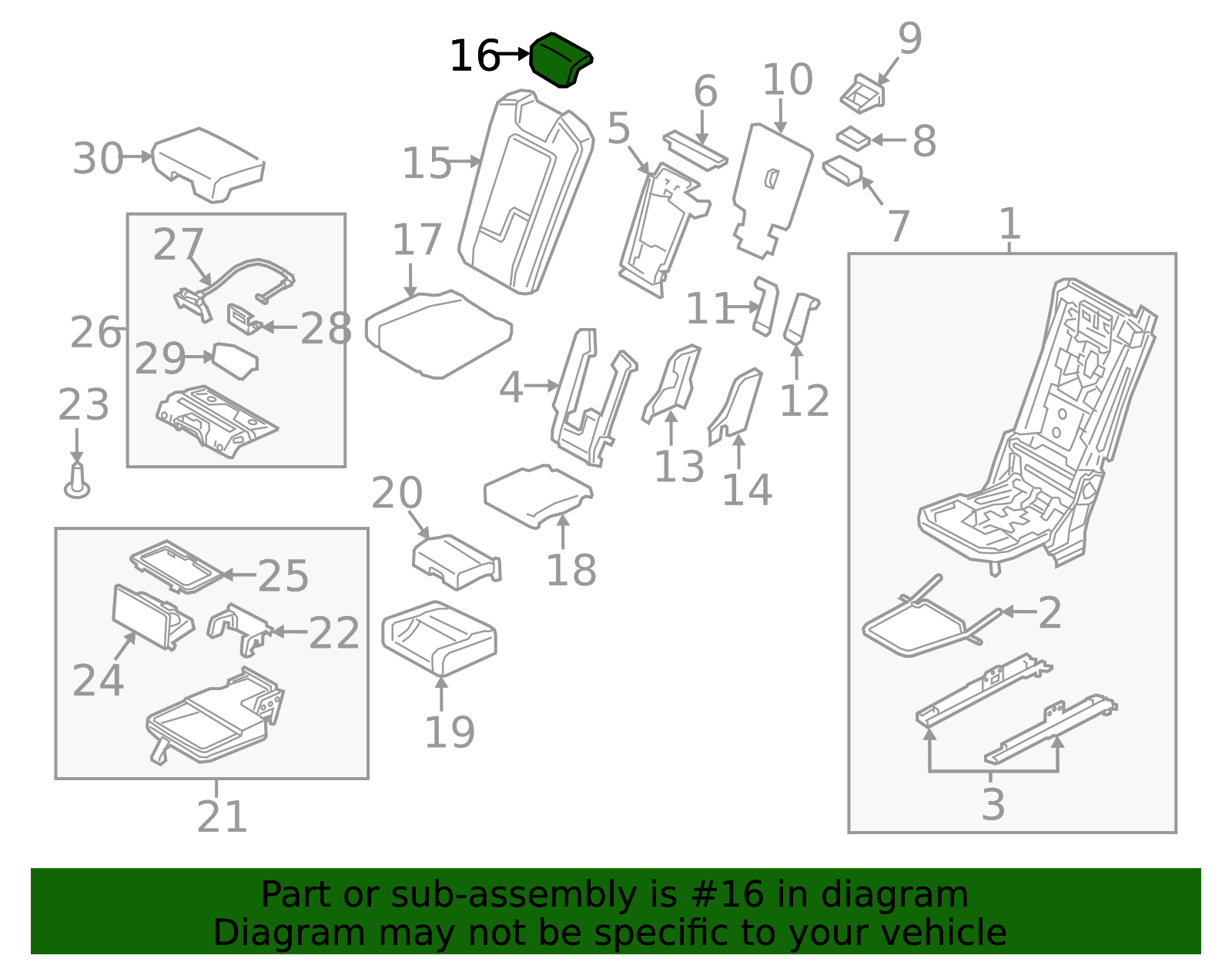 32248013 - High-Quality Headrest for 2016-2025 Volvo XC90 | AutoNation ...