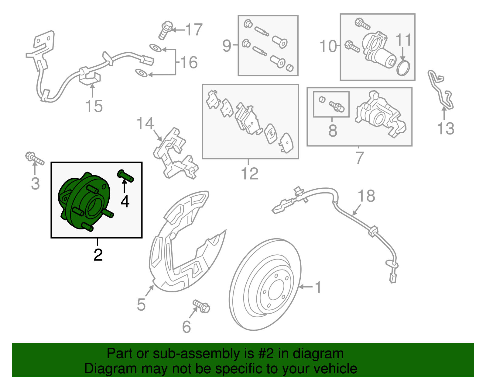 2017-2020 Lincoln MKZ | Motorcraft™ Hub Assembly | HUB-433 | Walls ...