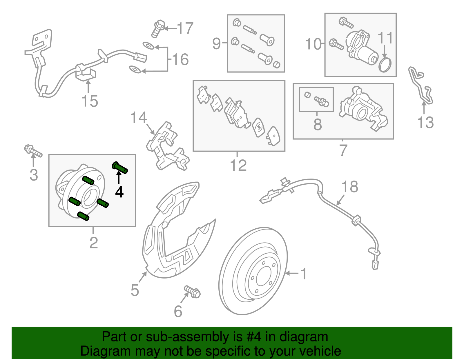 ACPZ-1107-A - Wheel Stud - 2013-2020 Ford | Eastgate Ford Parts