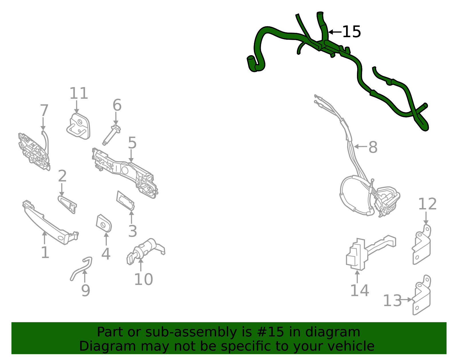 2017-2019 Nissan Sentra Harness 24124-4AF1B | Temecula Nissan Parts