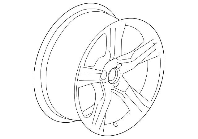 2017-2024 Chevrolet Camaro 20x10-Inch Aluminum Wheel 23355791 | Capital ...