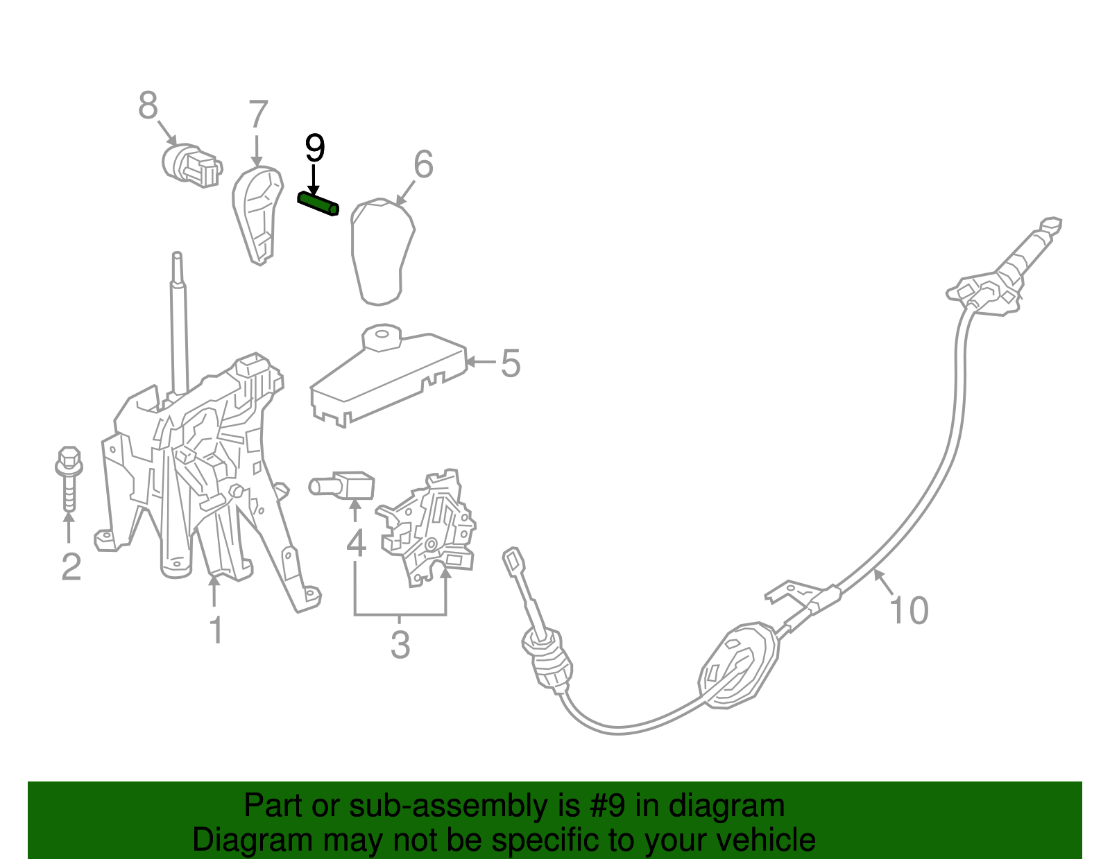 54133-SFA-981 - Spring Push Knob - 2016-2020 Honda HR-V | Honda Parts Cheap