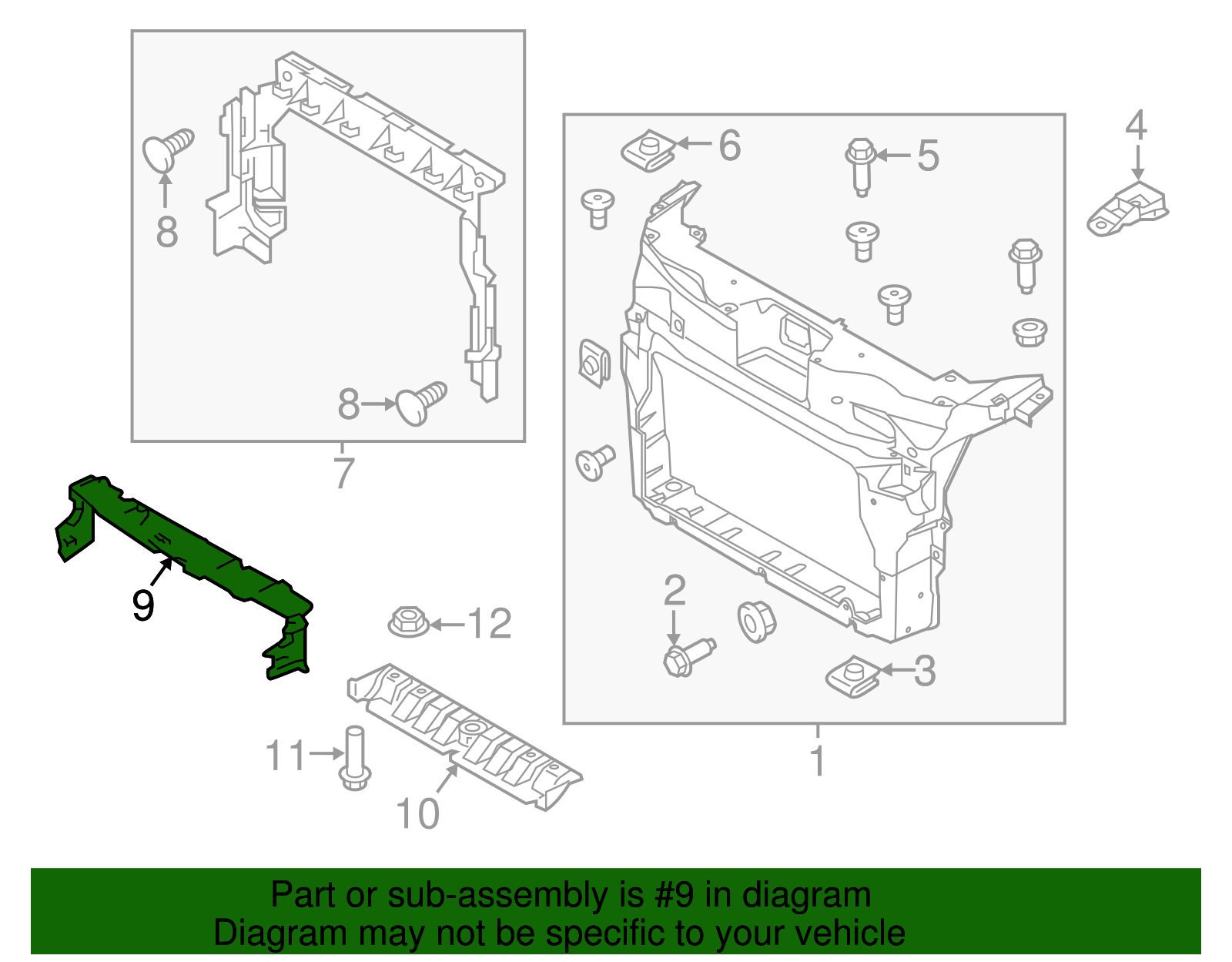 2016-2019 Ford Police Interceptor Utility | Front Deflector | FB5Z-8326 ...