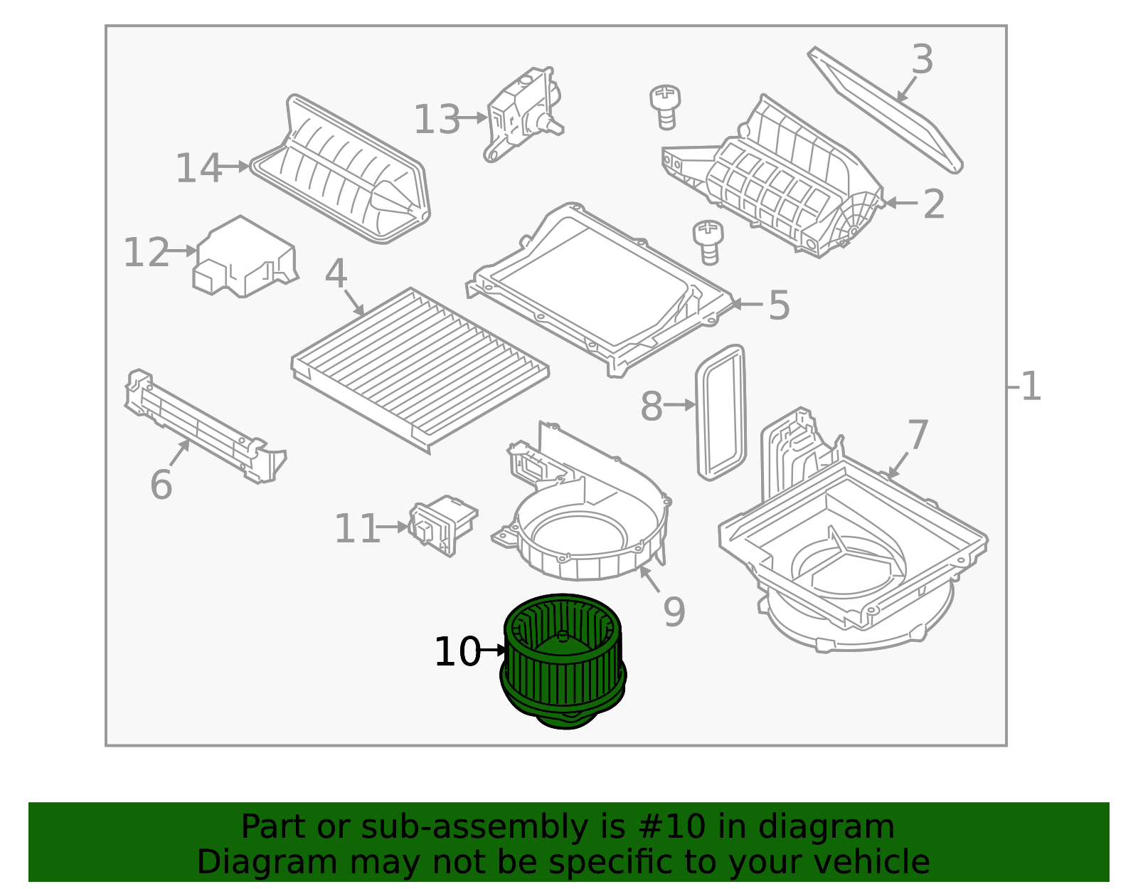 Genuine Blower Motor for 2014-2020 Hyundai | Part# 97113-B1000 ...