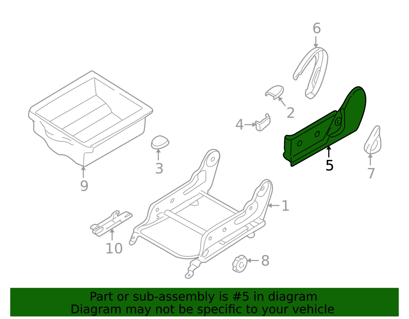 2001-2004 Hyundai Santa Fe Outer Cover 88054-26040-FB | QuirkParts