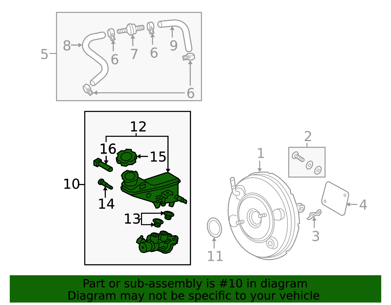 2019-2020 Hyundai Elantra Master Cylinder 58510-F2CC0 | MotorMotor