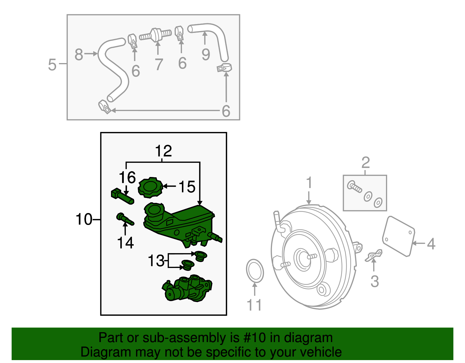 2017-2019 Hyundai Elantra Master Cylinder 58510-F2500 | World OEM Parts ...