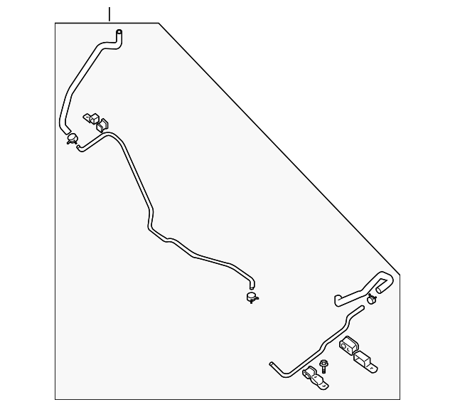49721-7S001 - Return Line Assembly - 2004-2015 Nissan | Conicelli Nissan