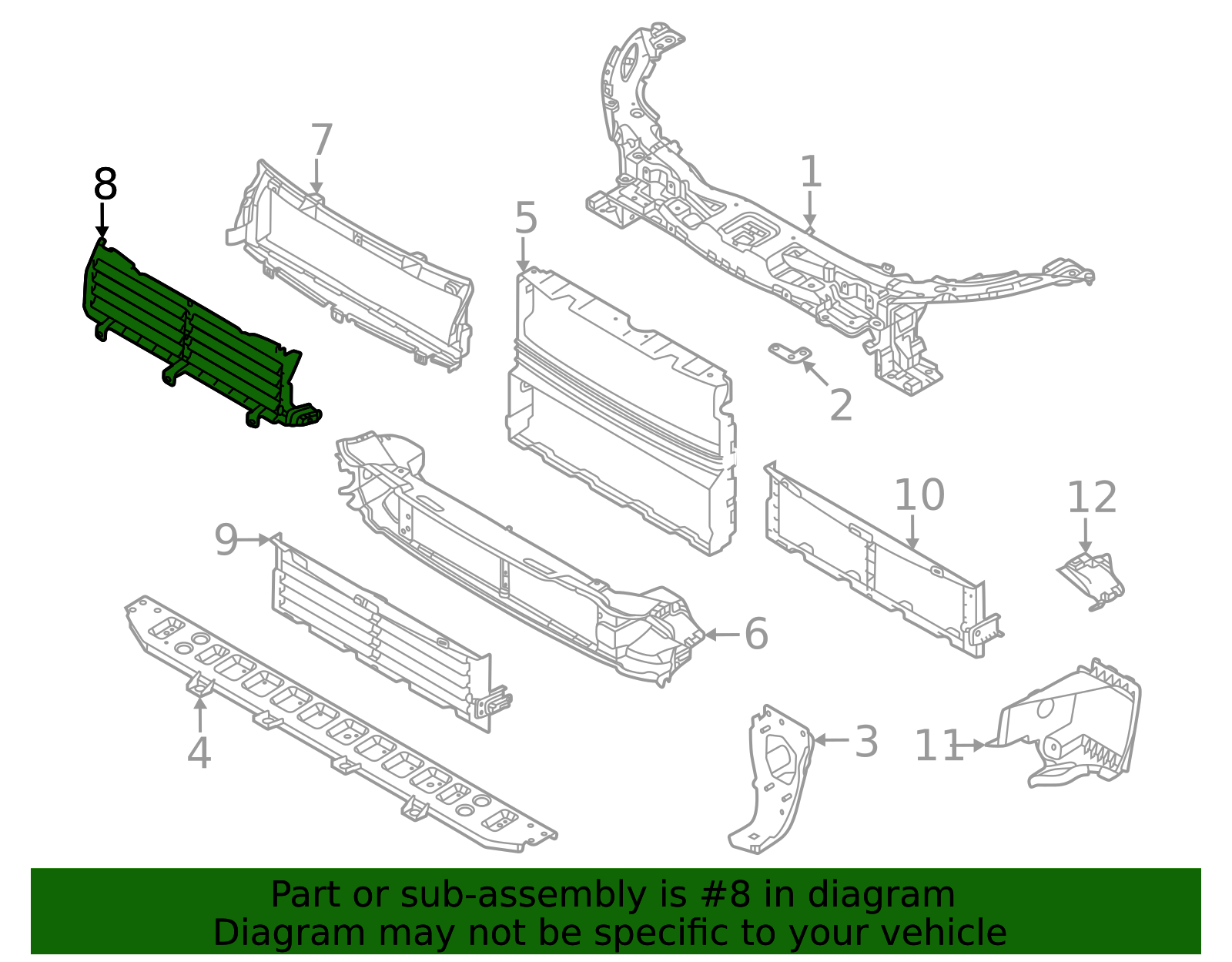 Radiator Shutter Assembly LR135376 | OEM Parts Online