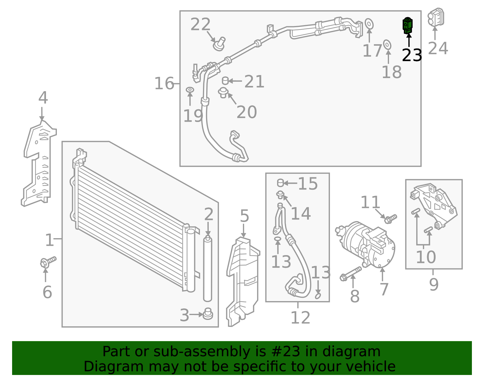 2016-2019 Hyundai Sonata Expansion Valve 97626-4U000 | MotorMotor