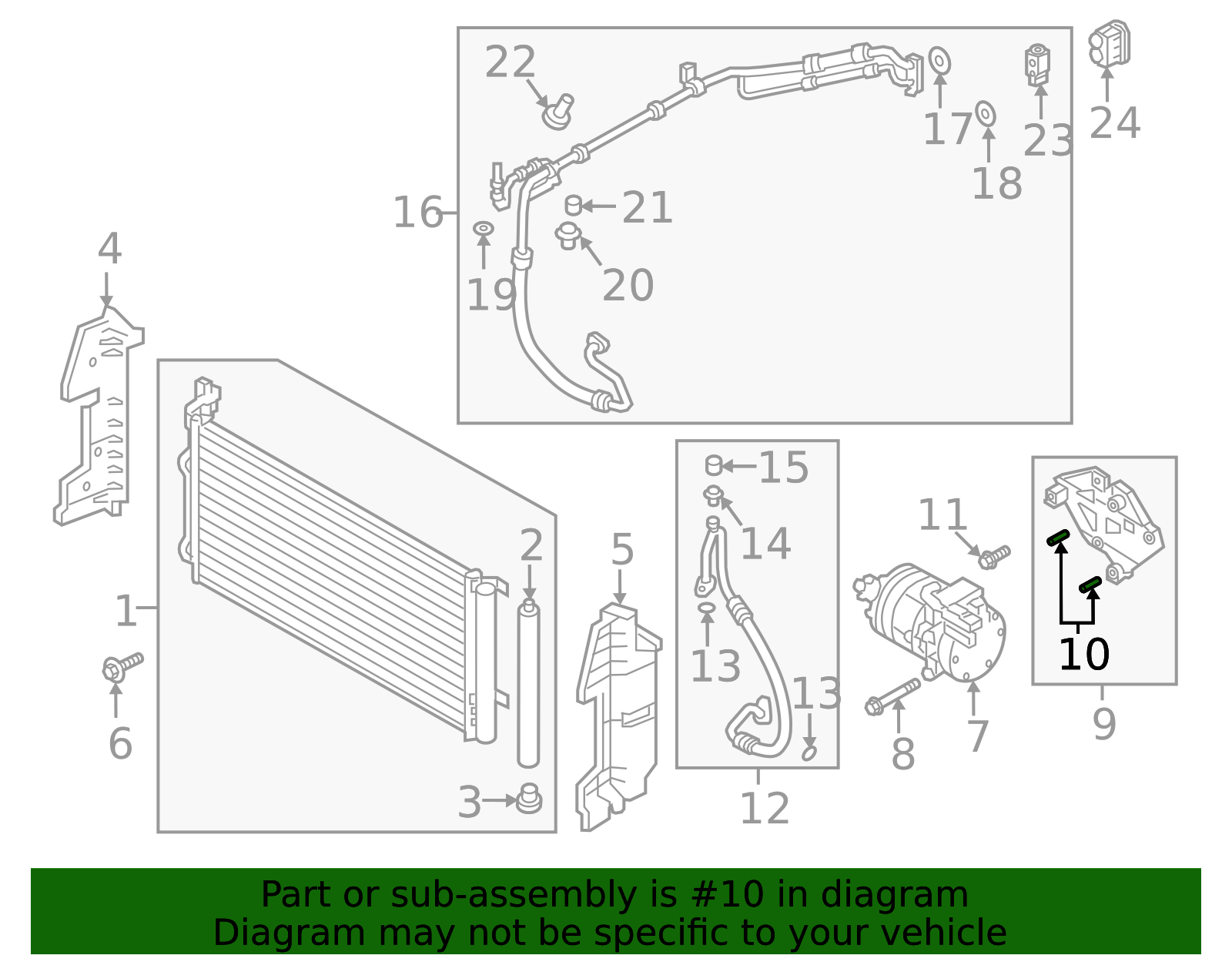 2016-2019 Hyundai Sonata Mount Bracket Bushing 14331-08130 | QuirkParts