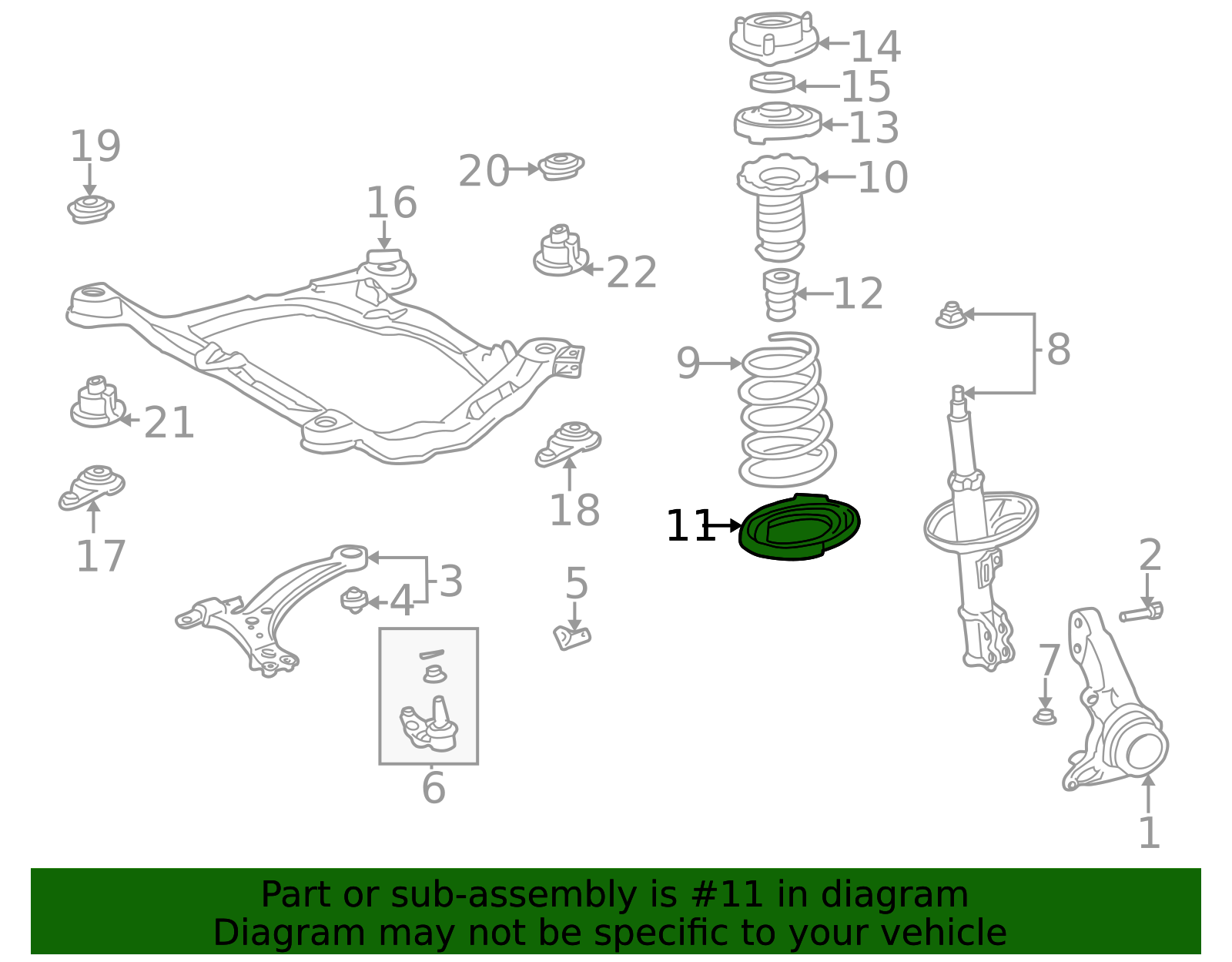 2002-2005 Toyota Lower Insulator 48158-33030 | MotorMotor