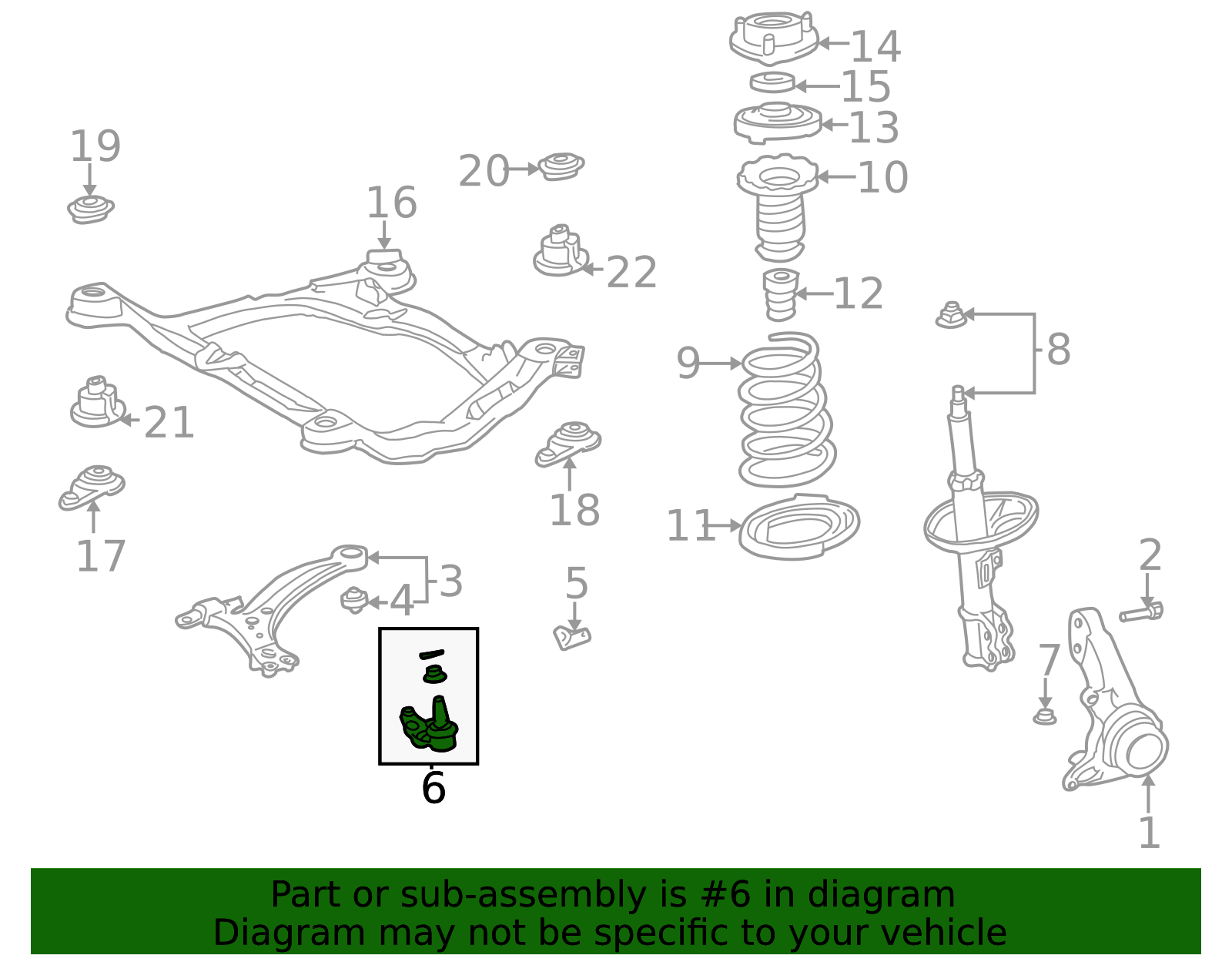 43330-09560 - Lower Ball Joint - 2002-2010 Toyota | Nucar Toyota of ...